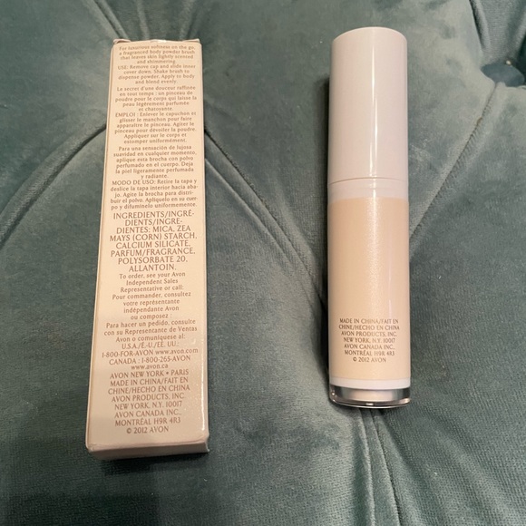 Avon | Bath & Body | New Avon Rare Pearls Shimmering Body Powder Brush ...